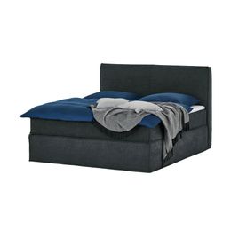 Boxi Boxspringbett Boxi - grau - Materialmix - 180 cm - 125 cm - Möbel Kraft