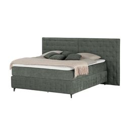 Kings and Queens Boxspringbett Fjell - grün - Materialmix - 260 cm - 130 cm - Möbel Kraft