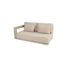 4Seasons Metropolitan 2.5 Sitzer Sofa Armlehne rechts, latte mit 5 Kissen