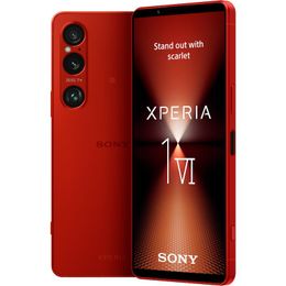 Sony Smartphone »Xperia 1 VI« Scarlet Scarlet Das Xperia 1 VI bietet eine texturierte Oberfläche für besseren Griff und Kamera-Feeling. Es kommt in...