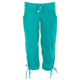 Sporthose WINSHAPE "WBE6", Damen, Gr. M, Normalgrößen, grün (ocean grün), 90% Baumwolle, 10% Elasthan, Hosen, 3/4-Trainingshose