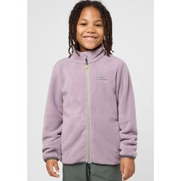 Fleecejacke Jack Wolfskin "WINTERSTEIN JACKET K", Kinder, Gr. 164, lila (wild, blossom), Hauptmaterial: 100% Polyester (recycled); Futter: 100% Polyester (recycled), Jacken