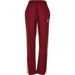 Jogginghose Rocawear "Rocawear Damen Rocawear Kansas Sweat Pant", Damen, Gr. XL, US-Größen, rot (burgundy), 80% Baumwolle, 20% Polyester, loose fit, Hosen