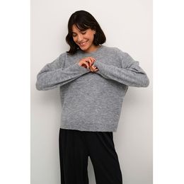 Kaffe Pullover in Hellgrau - 62% | Größe L | Damen-pullover-cardigans