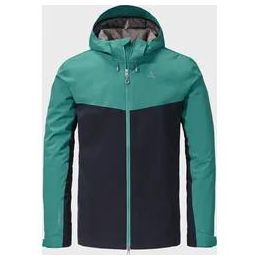 Schöffel Outdoorjacke SCHÖFFEL "2L Jacket Ankelspitz M", Herren, Gr. 54, blau (0882, blau), Oberstoff: Aussenseite: 100% Polyester Futter: 100% Polyester, sportlich, regular fit, hoch geschlossener Ausschnitt, Jacken