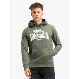 Lonsdale Herren Kapuzensweatshirt schmale Passform FREMINGTON