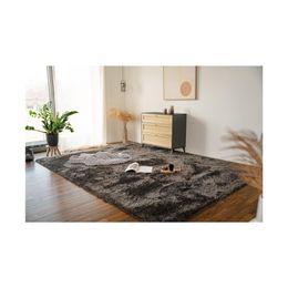 Home Deluxe Hochflor Teppich SOFI 110x60 cm, Versch. Ausf&uuml;hrungen - anthrazit