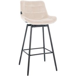 CLP - Barhocker Weston Schwenkbar creme Samt