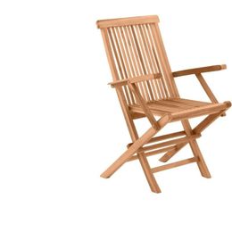 Dynamic24 Gartensessel, 2er-Set, Teak 11020005