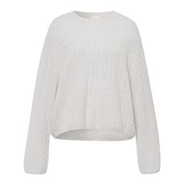 include - Rundhals-Pullover, grau, Gr. 36 / S - Kaschmir