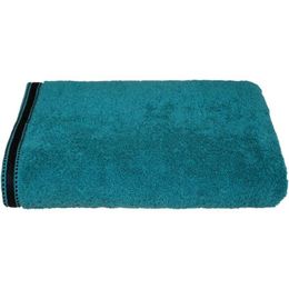 Badetuch Joia - Baumwolle 550 g/m² - blaugrün 100x150 cm Atmosphera Créateur D'intérieur