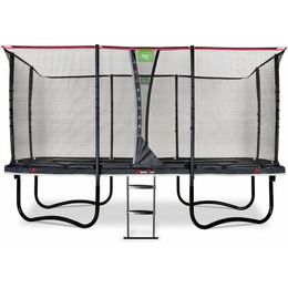 EXIT PeakPro Trampolin 244x427cm - schwarz