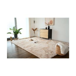 Home Deluxe Hochflor Teppich SOFI 110x60 cm, Versch. Ausführungen - beige