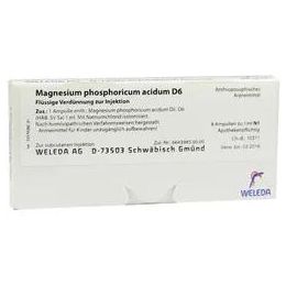 Weleda Magnesium Phosphoricum Acidum D 6 Ampull 8X1 ml