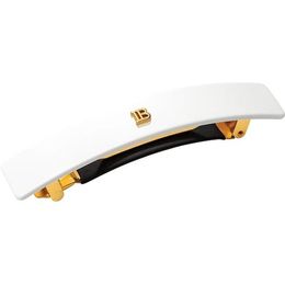 Balmain Hair Couture Accessoires Haarspangen Balmain HC Cellulose Acetate Barrette pour Cheveux White Medium