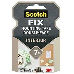 Scotch-Fix Montageband Interior Weiß 19 mm x 1,5 m