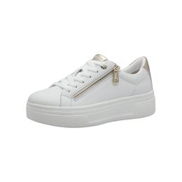 Tamaris Sneaker Damen Gr&ouml;&szlig;e 42 gold / wei&szlig;