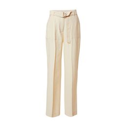 Tommy Hilfiger Pleated Pants 'Tommy Hilfiger X ABOUT YOU WL BELTED PANT' female Beige size 38