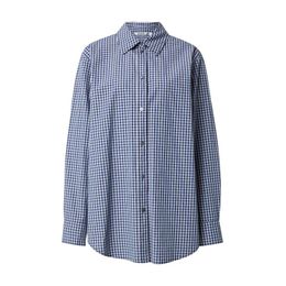 WEEKDAY Bluse Damen Größe XL blau / dunkelblau / weiß
