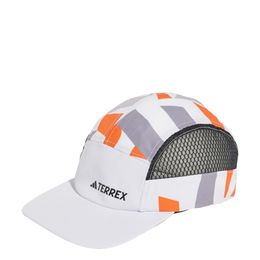 adidas terrex Sportcap 'Climacool 5-Panel Graphic' Herren Größe 56/57 grau / orange / schwarz / weiß