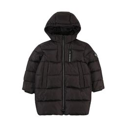 Calvin Klein Jeans &Uuml;bergangsjacke 'ESSENTIAL' Jungen Gr&ouml;&szlig;e 116 schwarz / wei&szlig;