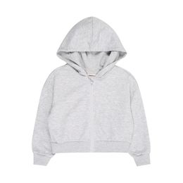 Only Girls Zip-Up Hoodie 'KOGFave' girl Grey size 158/164