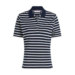 Tommy Hilfiger Poloshirt '1985' Damen Gr&ouml;&szlig;e XS marine / wei&szlig;