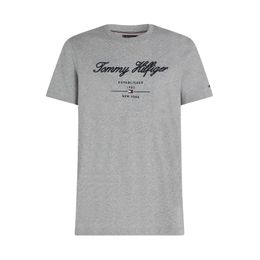 Tommy Hilfiger T-Shirt Herren Größe XXXL graumeliert / schwarz