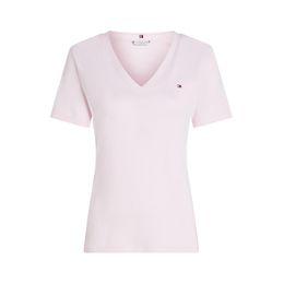 Tommy Hilfiger T-Shirt 'Cody' Damen Gr&ouml;&szlig;e XS navy / pastellpink / rot / wei&szlig;