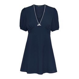 Tommy Jeans Kleid Damen Größe 34 navy / weiß Winterkleid