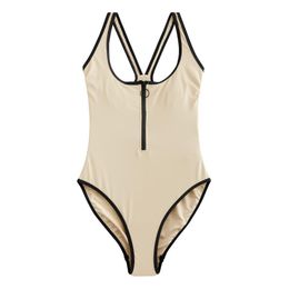 next Swimsuit female Beige size 8
