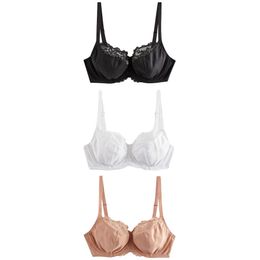 next Bra female Beige, Black, White size 70