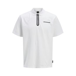 Jack & Jones JACK & JONES Poloshirt 'JCOFusion' Herren Größe XXL schwarz / weiß