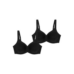 Triumph Bra ' Modern Soft+Cotton ' female Black size 75