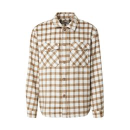 DAN FOX APPAREL Jacke 'Benjamin' Herren Größe M karamell / offwhite