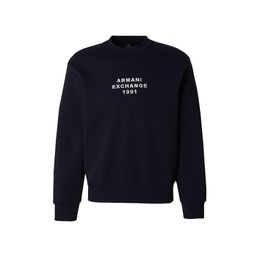 Armani Exchange Sweatshirt Herren Größe M navy / weiß