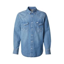 Wrangler Hemd 'WESTERN SHIRT' Herren Gr&ouml;&szlig;e XXS blue denim