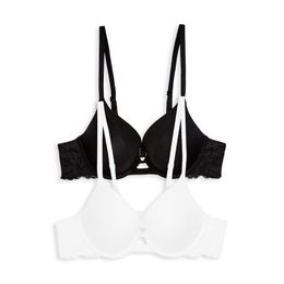 next Bra female Black, White size 75