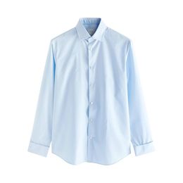 next Button Up Shirt male Blue size 15,5