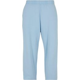 Jogginghose Urban Classics "Urban Classics Herren Acid Wash Sweatpants", Herren, Gr. XL, US-Größen, blau (balticblau), 100% Baumwolle, unifarben, loose fit, Hosen