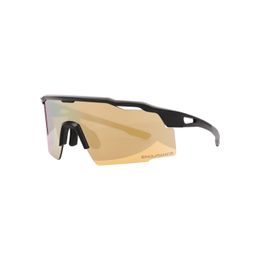 Sportbrille Endurance "Alberto", gold (goldfarben), Sportbrillen, im verspiegelten Half-Frame-Design mit UV-Schutz