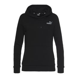 Kapuzensweatshirt Puma "Große Größen", Damen, Gr. L, schwarz, Obermaterial: 68% Baumwolle, 32% Polyester, unifarben, sportlich, figurbetont normal, ohne Ausschnitt, Sweatshirts, mit Bündchen