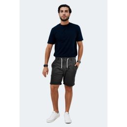 Shorts INDICODE "Incanvar", Herren, Gr. Größe XXXXL - Gr. 4XL, Normalgrößen, schwarz, Obermaterial: 100% Baumwolle, Hosen, aus atmungsaktiver Baumwolle