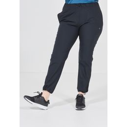 Sweathose Q BY ENDURANCE "CARPO", Damen, Gr. 44, EURO-Größen, schwarz, 88% Polyamid, 12% Elasthan, unifarben, casual, lang, Hosen, mit hochwertigem Funktionsstretch