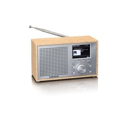 Lenco Digitalradio (DAB+) "DAR-017 DAB+/FM Radio mit Bluetooth", B:10,5cm H:13,5cm T:25cm, braun, Radios