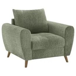 Sessel MR. COUCH "Blackburn II", grün (dolce 11 grün), B:96cm H:71cm T:90cm, Dolce (100% Polyester), Sessel, Einzelsessel Polstersessel, Passend zu der Garnitur, mit Kaltschaumpolsterung bis 140 kg belastbar