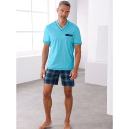 Herren Shorty, Gr. 56, bunt, 100% Baumwolle, Homewear-Sets