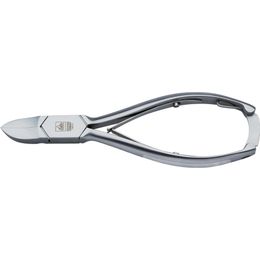 ERBE&reg; ERBE Nagelzange, silber, Edelstahl, B:4,7cm L:14cm T:1,3cm, Nagelschneider, selbst&ouml;ffnend