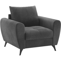 Sessel MR. COUCH, B:96cm H:71cm T:90cm, schwarz, Memphis (Grundgewebe - 100% Polyester; Nutzschicht- 90% Polyester / 10% Polyamide), Wohnzimmer,