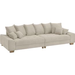 Big-Sofa MR. COUCH, B:300cm H:88cm T:118cm, beige, Novaclean Avanti (100% Polyester), Sofas, "Nikita II", mit Kaltschaumpolsterung bis 140kg belastbar